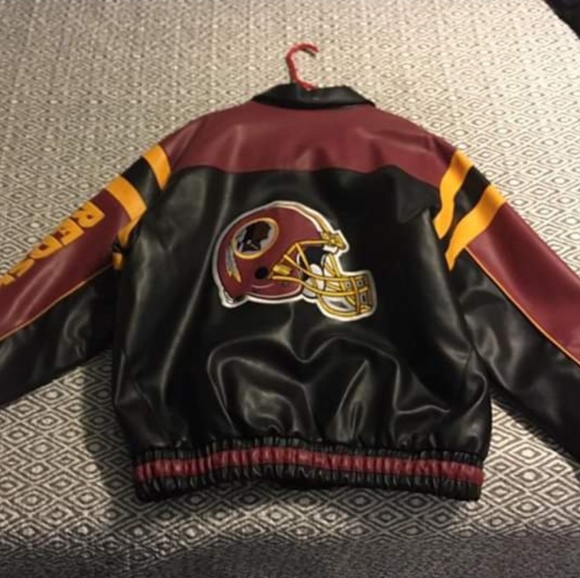 NFL | Jackets & Coats | Leather Redskins Jacket | Poshmark
